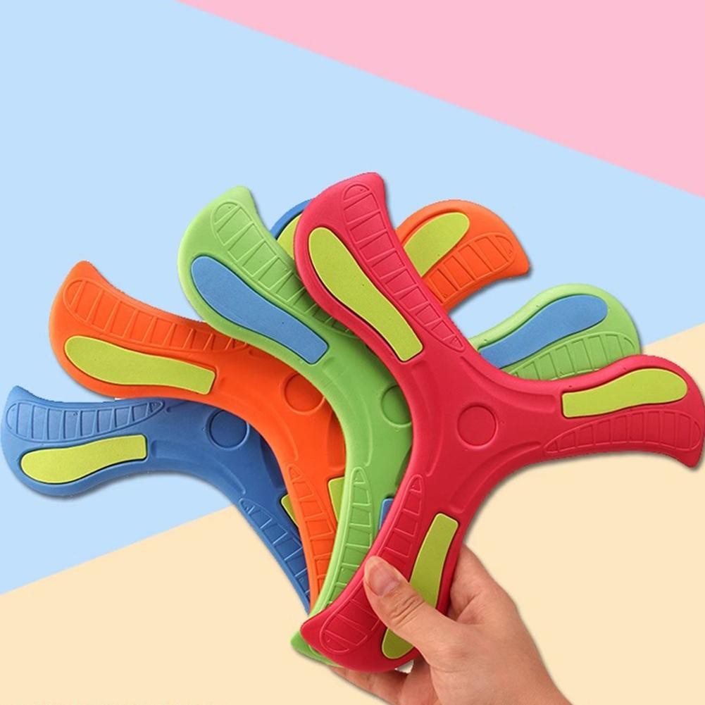 Child Safety Boomerang Three-leaf Design Soft Long Tail Toy Parent ...