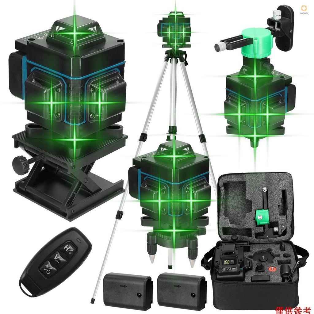Ado)Multifunctional 16 Lines Laser Level 3° Self-leveling Function ...