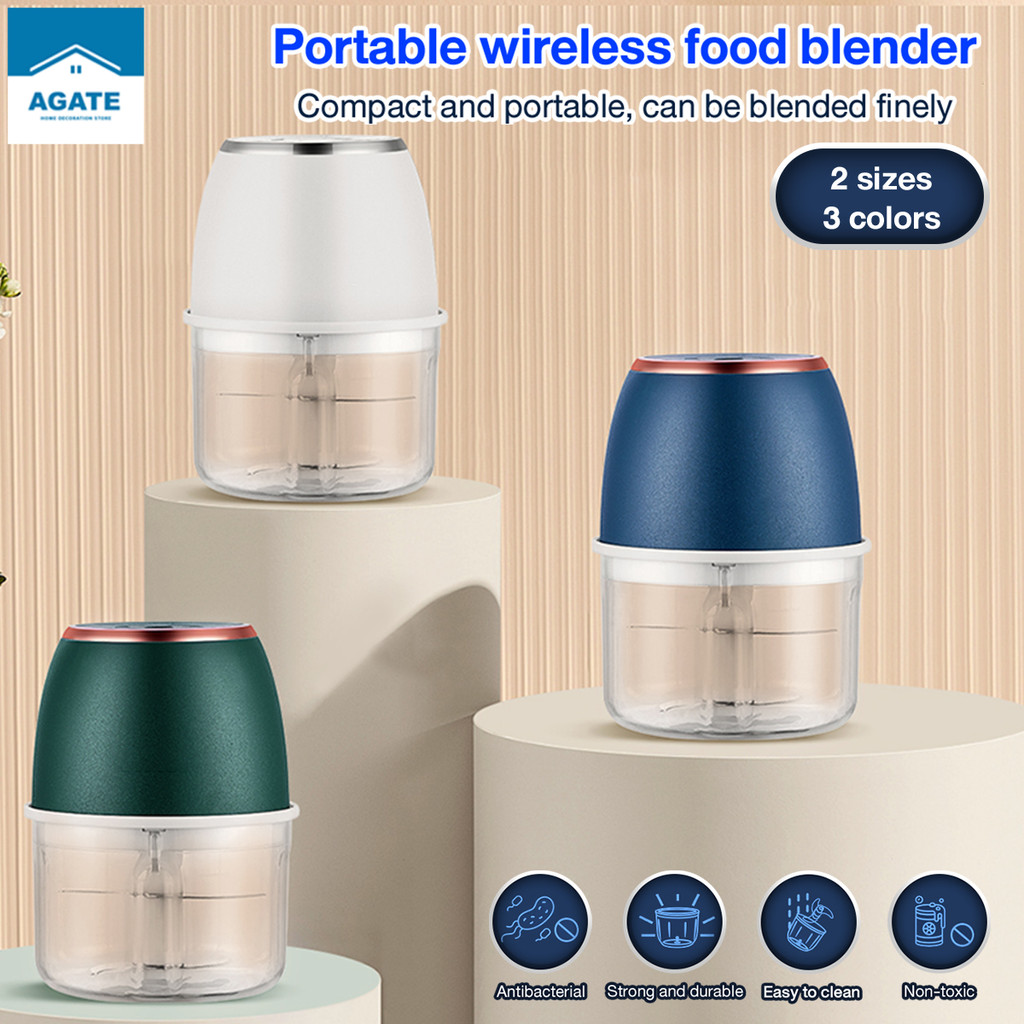Mini Blender Garlic Chopper Electric Food Chopper Portable Blender Food ...
