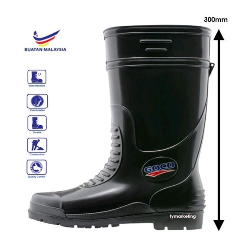 Kasut Getah Kerja Kebun 968BK/ Rainboot Rubber Working Farming ...