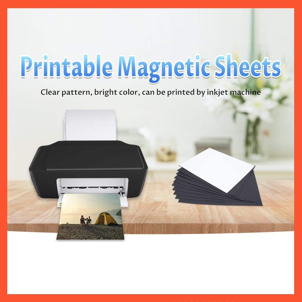 A4 Inkjet Printable Magnetic sheets / Magnetic Flexible 5pcs Photo ...