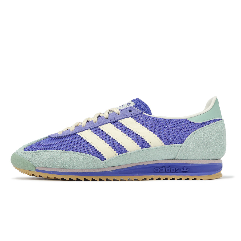 adidas Casual Shoes SL 72 OG Women's Blue Purple Suede Clover Sneakers ...