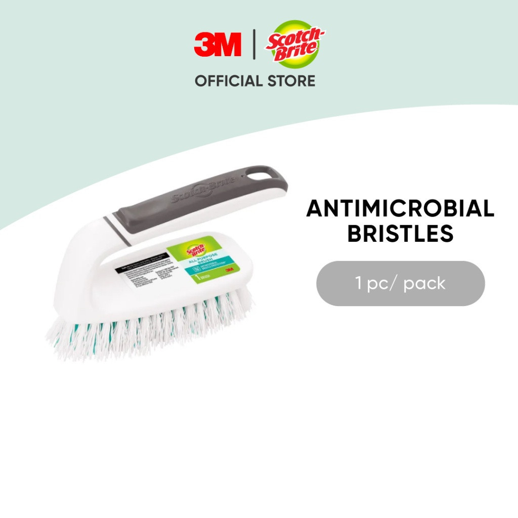 3M™ Scotch-Brite® All Purpose Brush, Antimicrobial Bristles, 1 pc/pack ...
