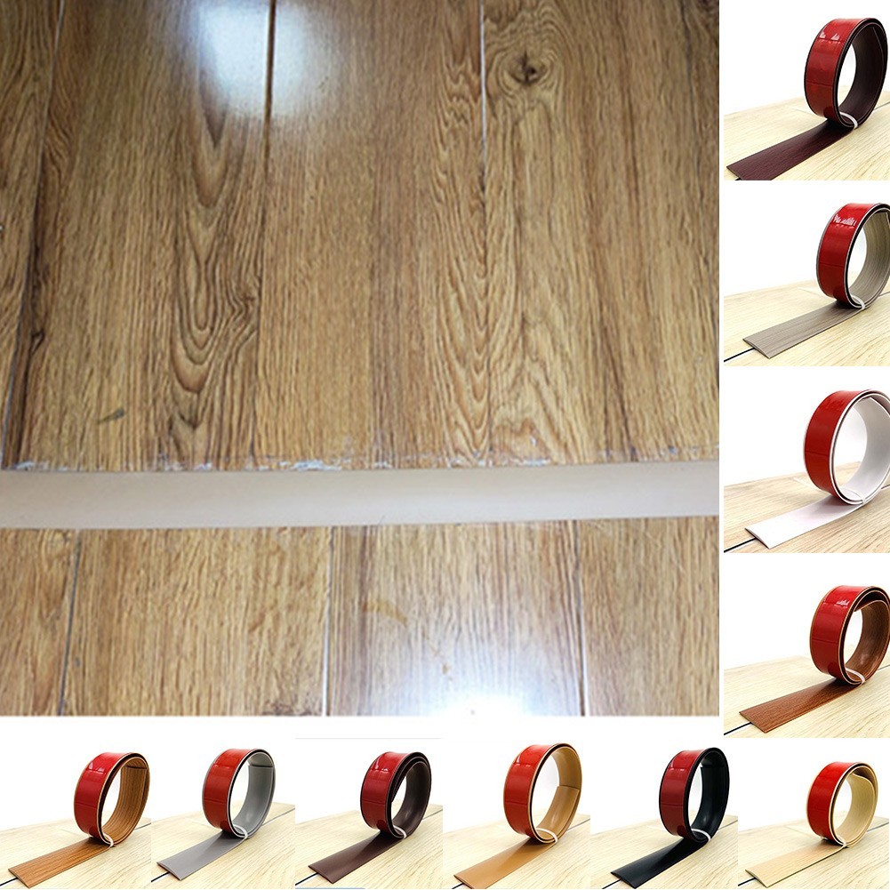 (MULSTORE) Self Adhesive PVC Flat Floor Transition Strip Laminate Floor ...