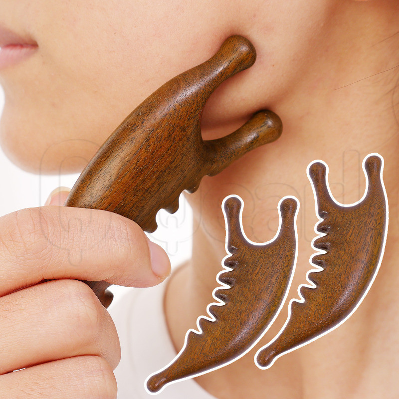 Dolphin Shape Sandalwood Massage Comb - Anti-Static Anti-Hair Loss ...