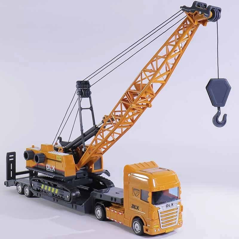 Large Crane Toy Children Simulation Track Crane Boy Baby Heavy Lift ...