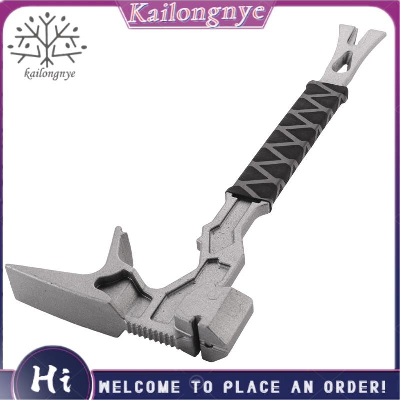 【kailongnye】1 Pieces Outdoor Multifunctional Hammer Crowbar Fire Rescue ...
