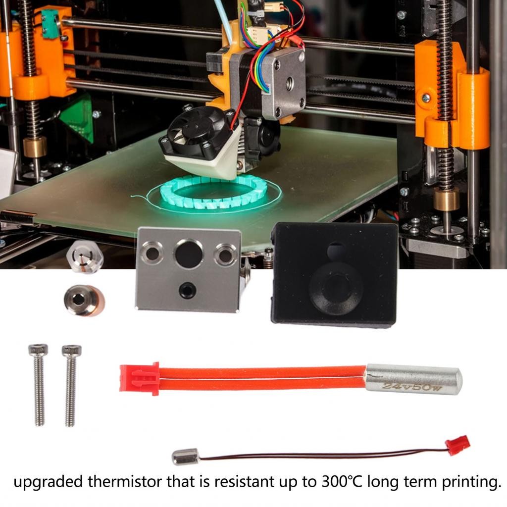 Superparis Hot End Extruder Nozzle Kit Heat Resistant 3D Printer For ...