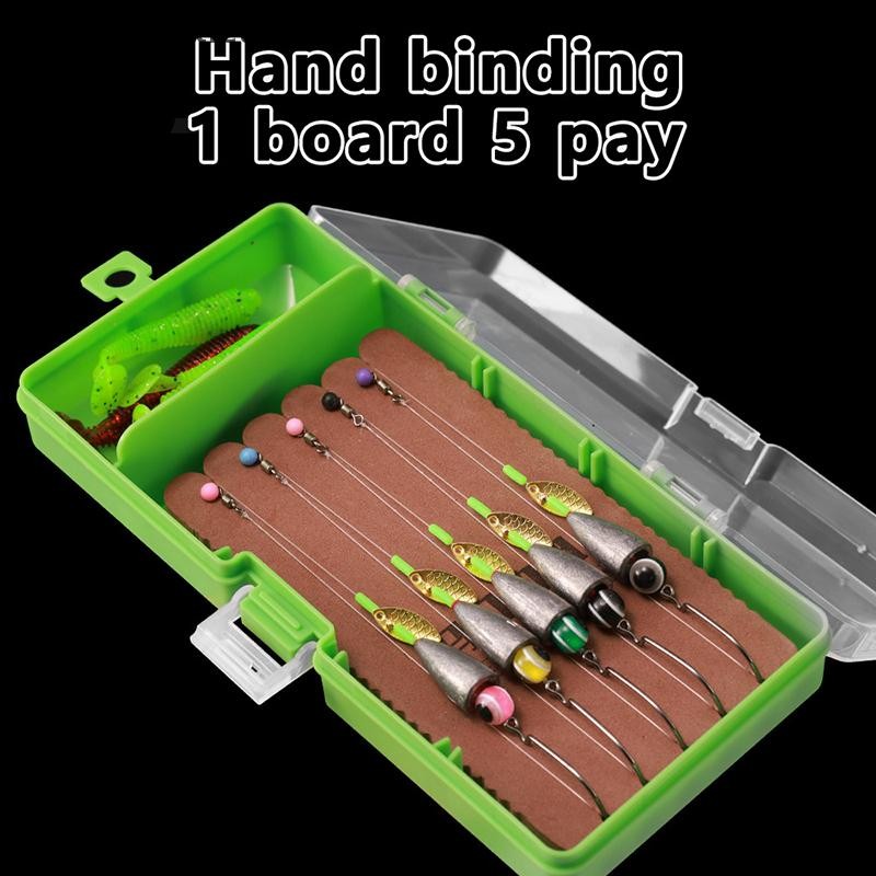 FCMY Texas Rig Kit 10 PCs 3/16 1/4 3/8oz With Paddle Tail Swims And ...