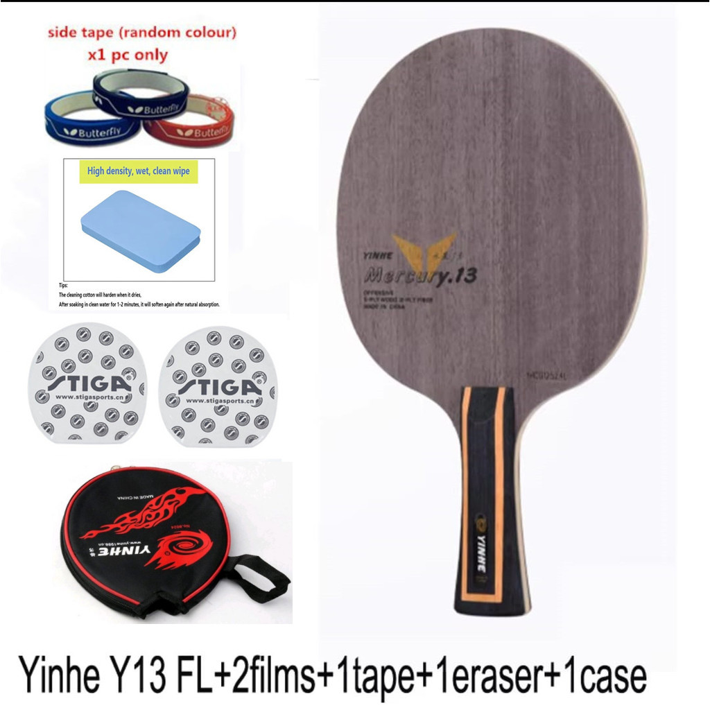 Yinhe Mercury Y13 carbon table tennis blade 7 layer quick attack loop ...