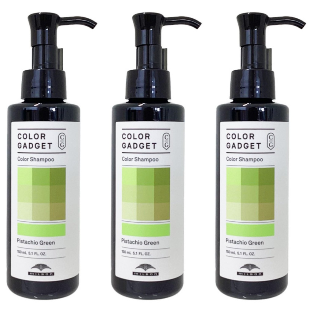 Milbon Milbon Color Gadget Color Shampoo Pistachio Green 150ml x 3 Set ...