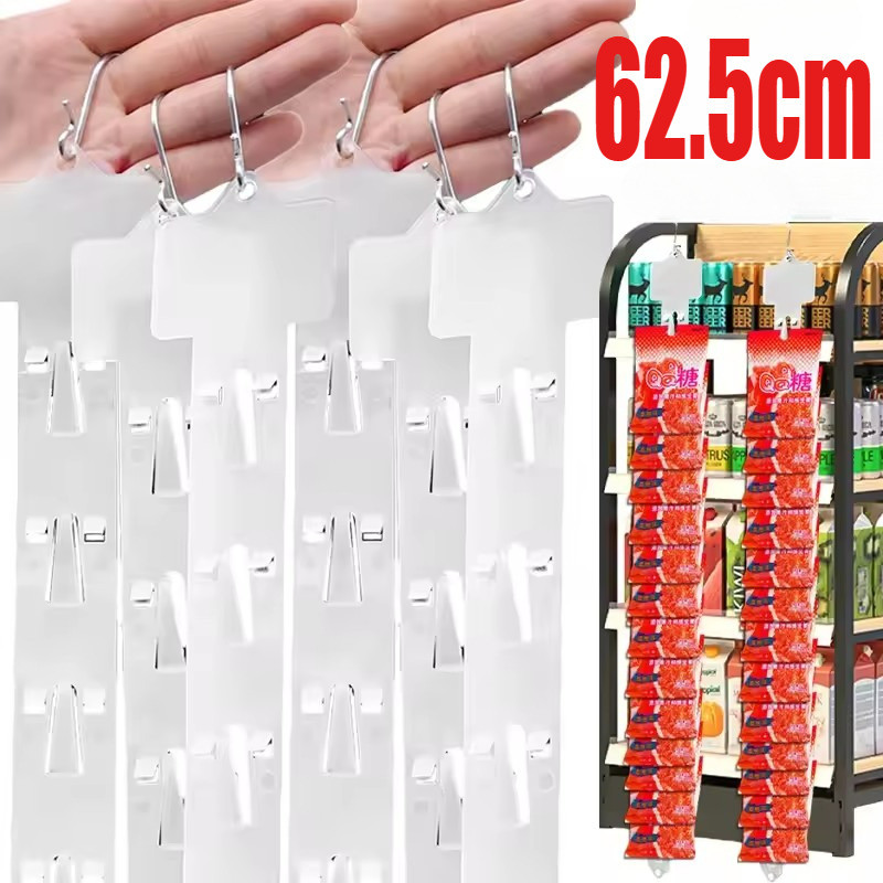 Home Storage Supplies - Plastic Snack Hanging Strips - Snacks Display ...