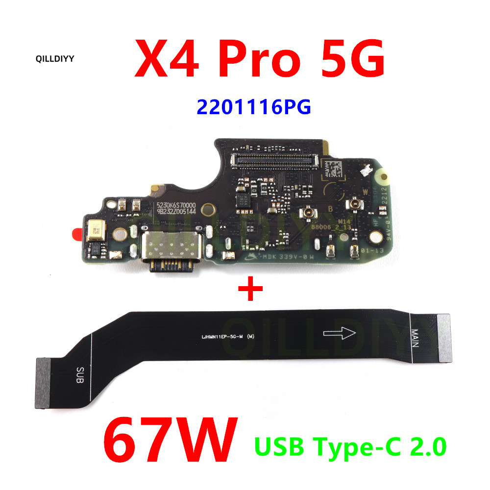 For Xiaomi Poco X4 Pro 5G 67W USB Type-C Charging Port Dock Board ...