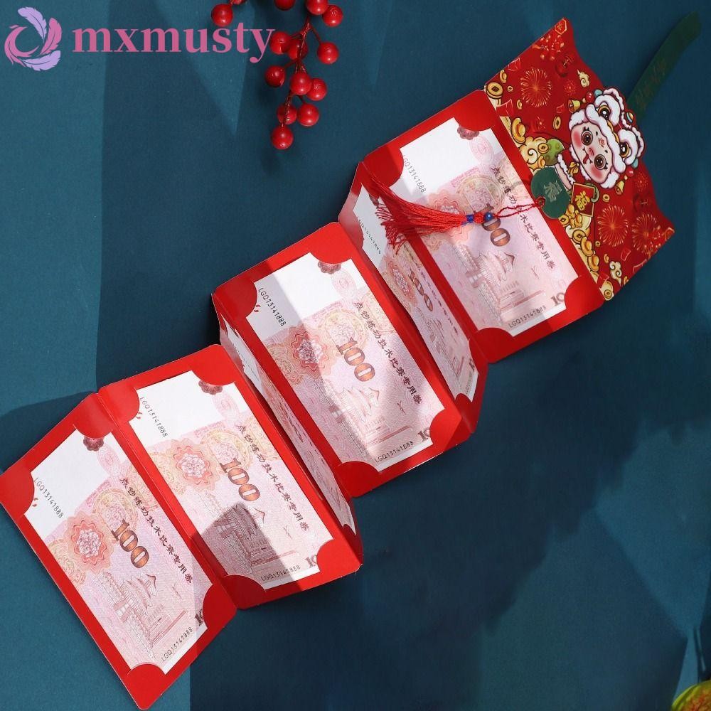 MXMUSTY Lion Awakening Red Packet, DIY Packing Fodable Folding Red ...