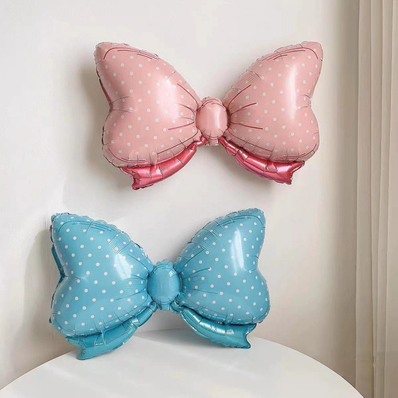 Ins Style Large Bow Balloon Aluminum Film Balloon Children Birthday ...