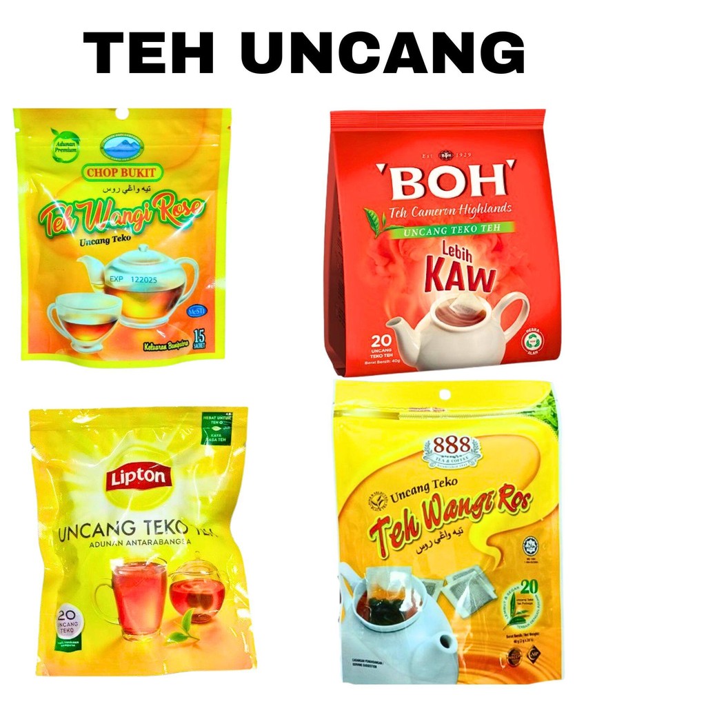 Teh Uncang cap Boh,Lipton,888 WAngi dan Chop Bukit | Shopee Malaysia