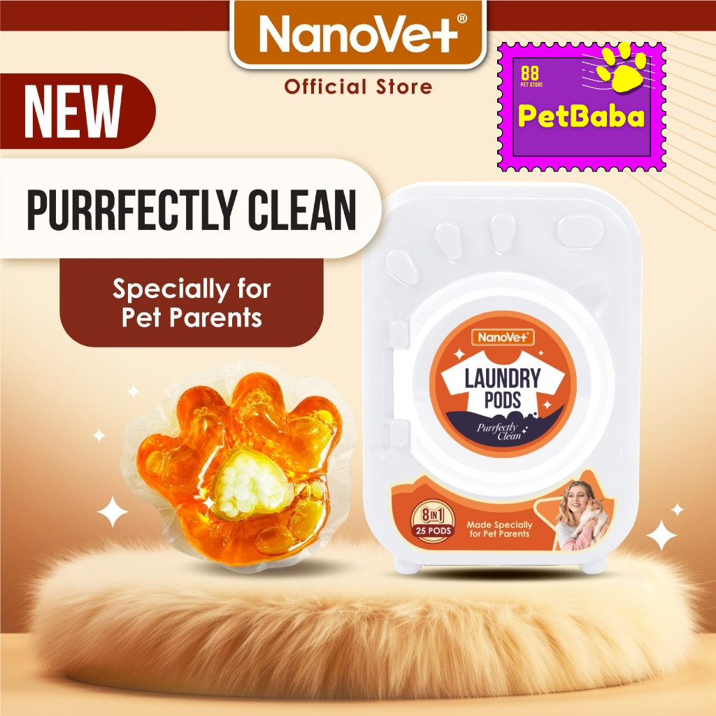 Nanovet® Laundry Pods for Pet Parents (25 Pods) | Shopee Malaysia