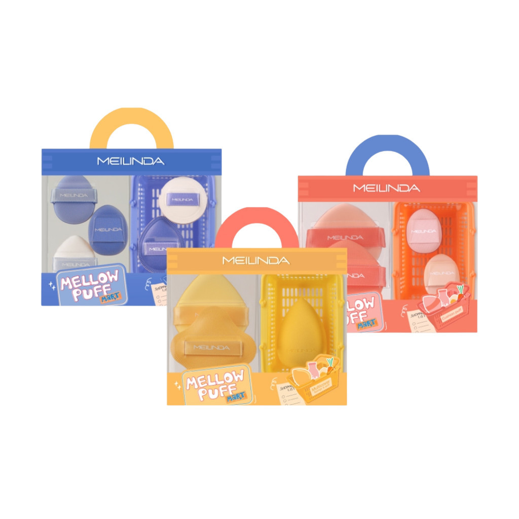 Meilinda Mellow Puff Mart Comes With Mini Basket (MC5103) | Shopee Malaysia
