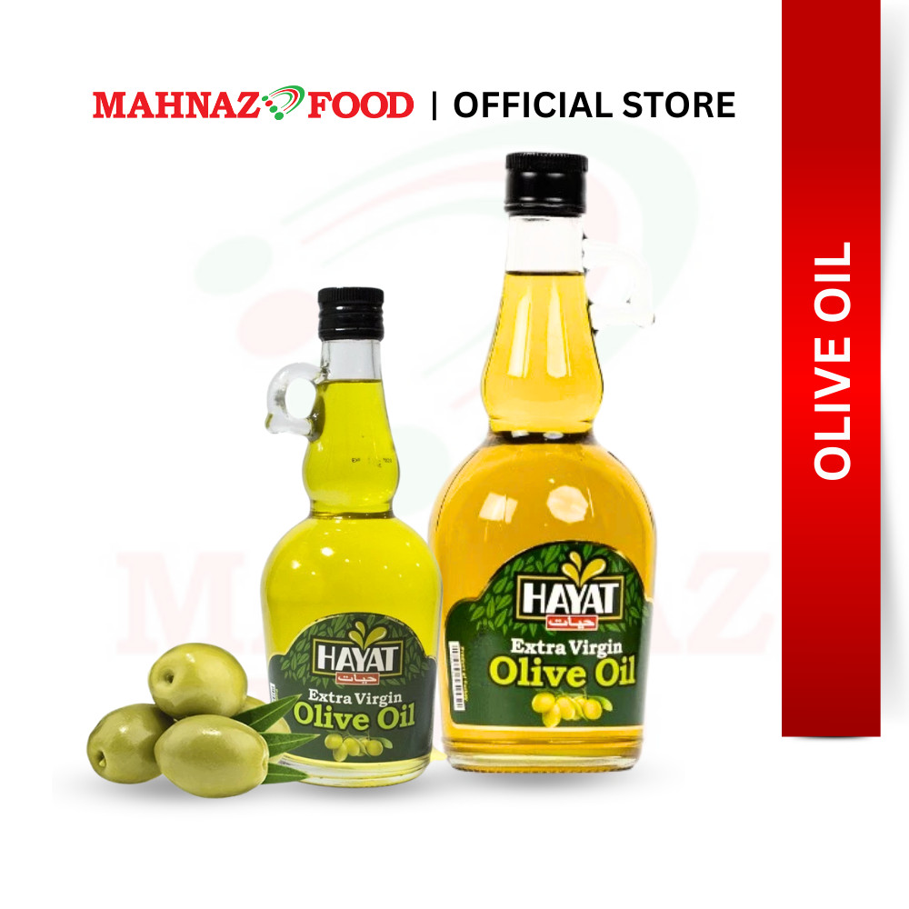Mahnaz Food Hayat Extra Virgin Olive Oil (250ml | 500ml) Minyak Zaitun ...