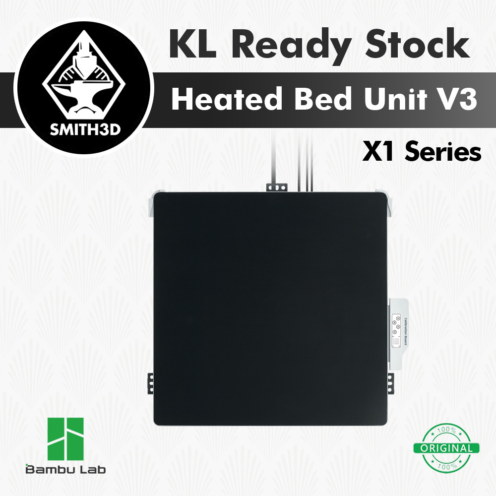 Bambu Lab X1 Heated Bed Unit V3, X1 Heat Bed Replacement for X1C / X1E ...