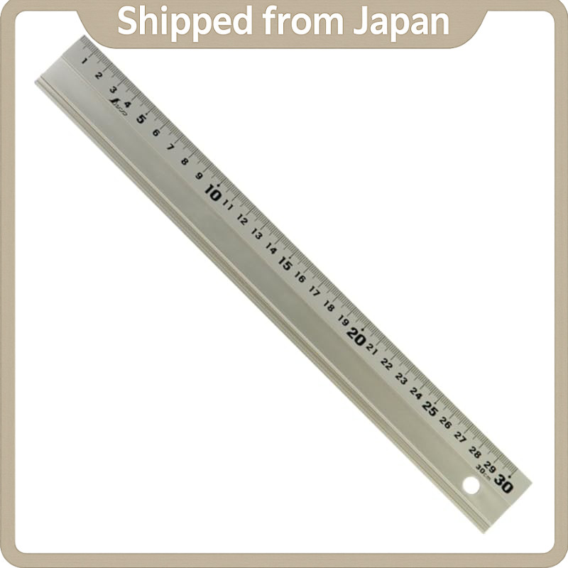Shinwa Aluminum Straight Edge Ruler Alusu Champagne Gold 30cm 65417 ...