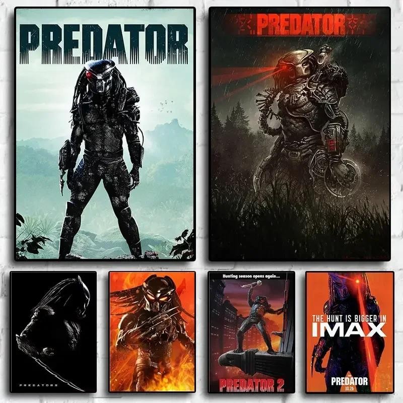 Poster Seni Dinding Kanvas Filem Seram Klasik 'The Predator' - Dekorasi ...