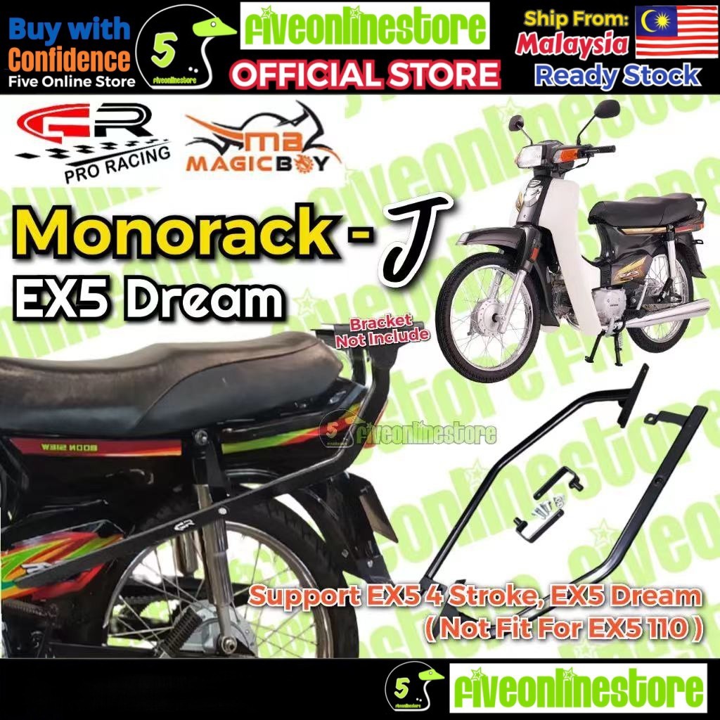 MAGICBOY GR Racing Monorack J Heavy Duty MURAH EX5 Dream EX5 4 Stroke High Power | Shopee Malaysia