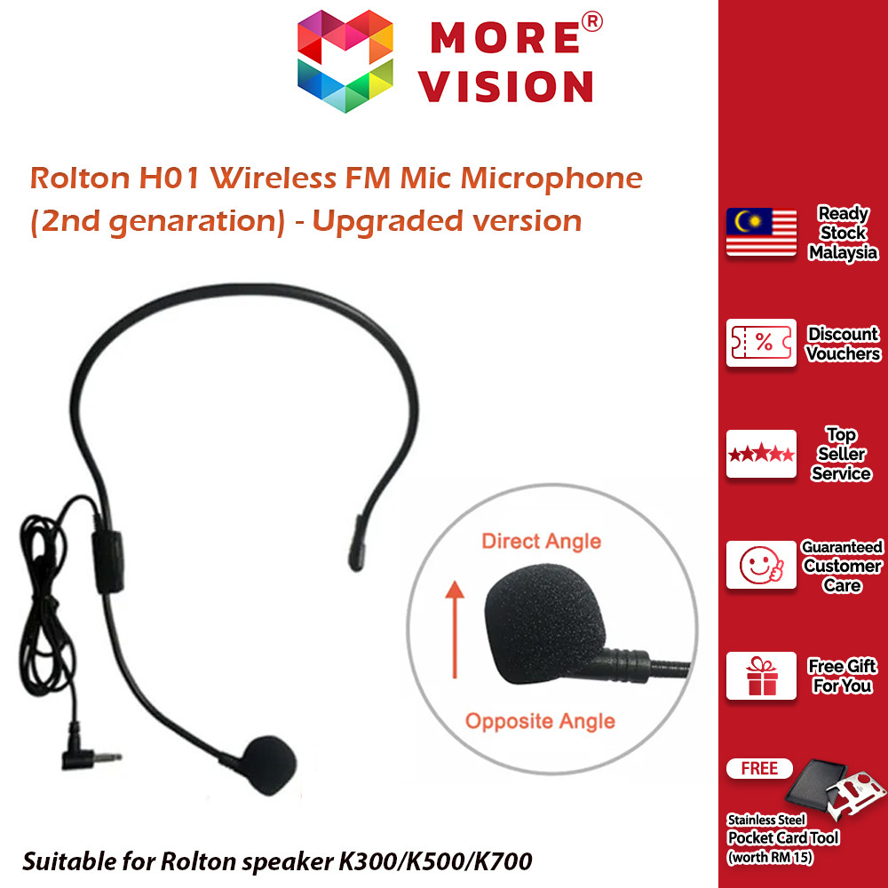 Rolton H02 Wired Mic Microphone for Rolton K300 K500 K700 Voice ...