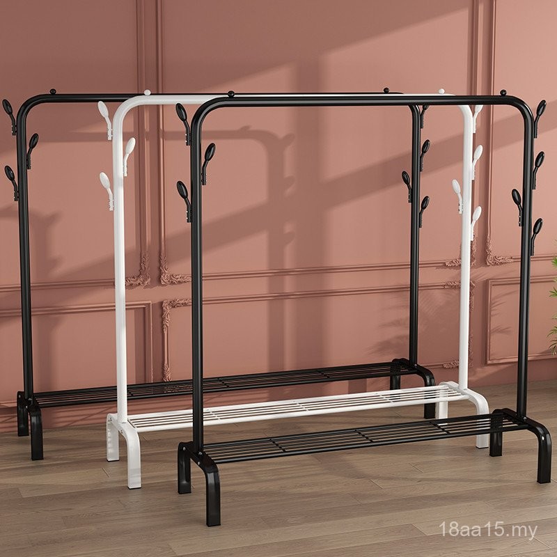 POPHEKO 12 Hook Hanging Pole Rack Clothes Hanger Coat stand | Shopee ...