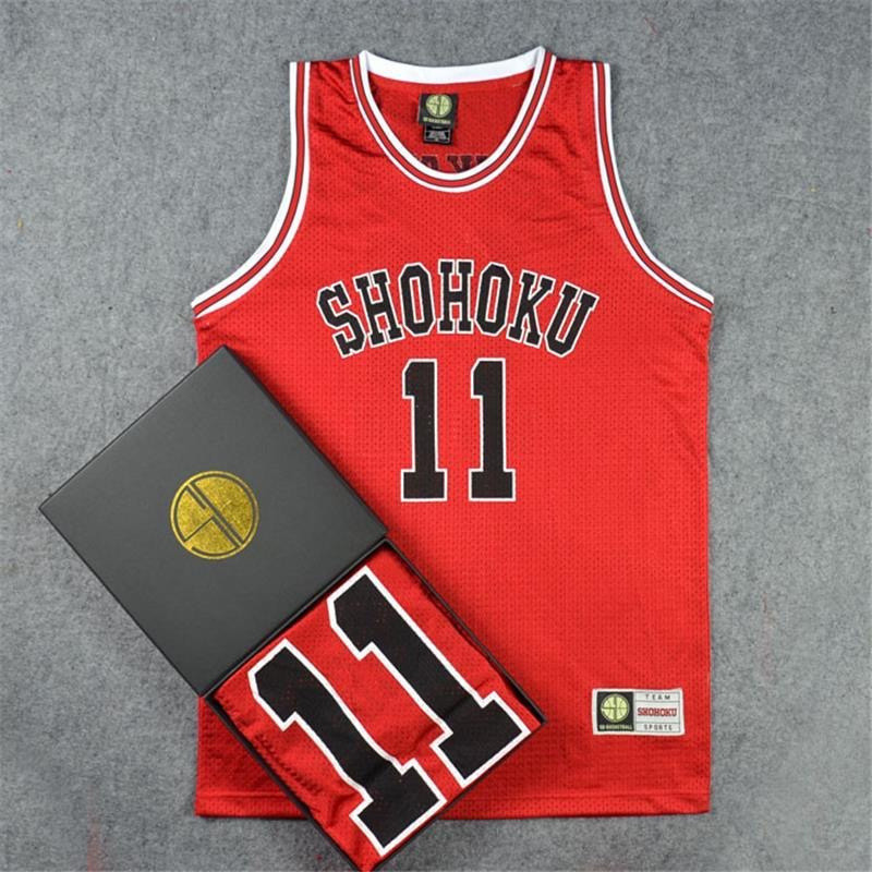Slam Dunk Jersey factory outlet Cosplay Costume Shohoku Rukawa Kaede ...