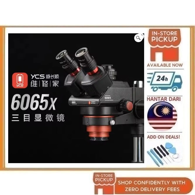 BSS YCS 杨长顺 6065X 6X-65X Trinocular Microscope (Base) | Shopee Malaysia