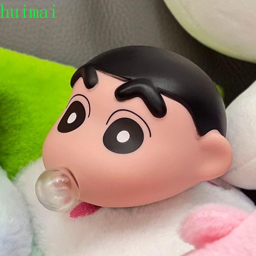 HUIMAI Shin-chan Slow Rebound Vent Toy, Anime Spit Bubble Crayon Shin ...