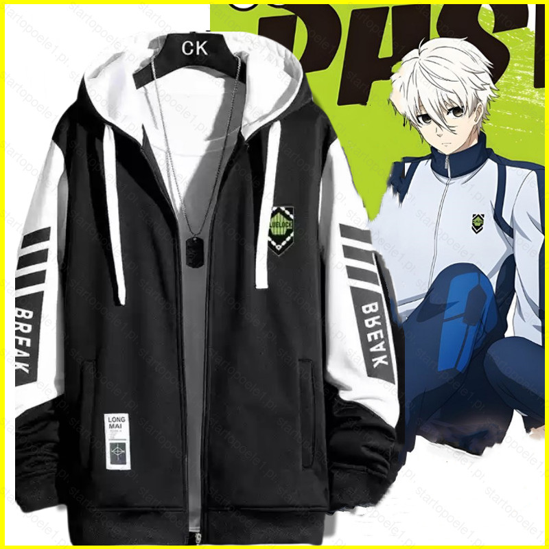 BX Blue Lock Mikage Reo Isagi Yoichi Nagi Seishiro anime zipper Hoodie ...