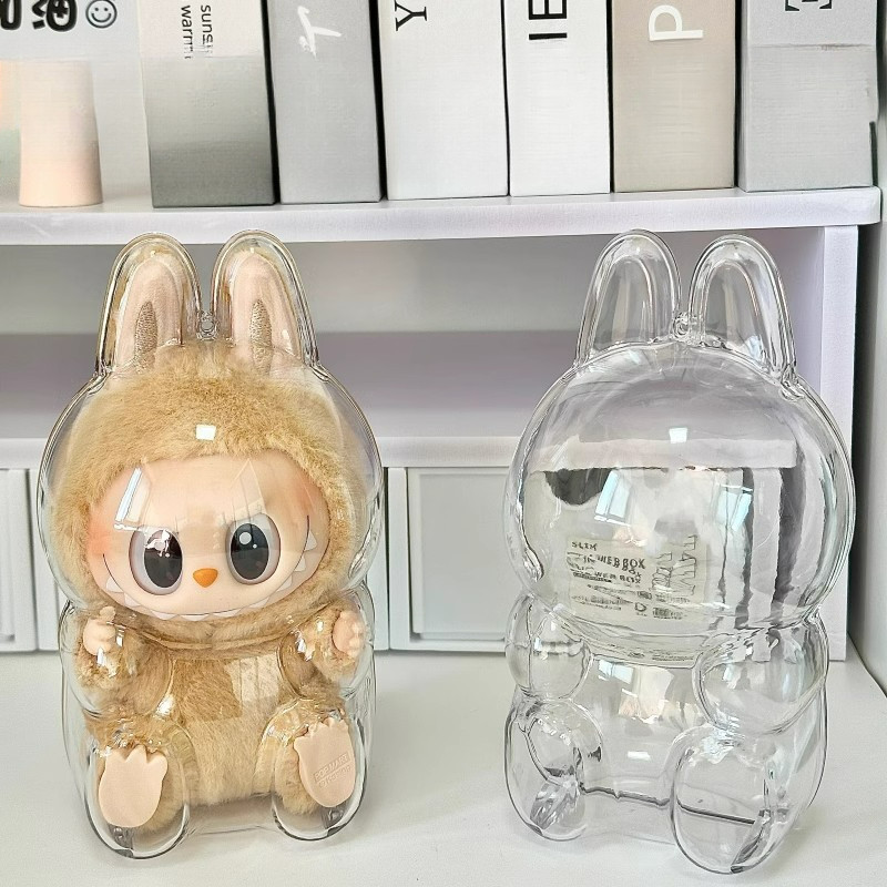 Labubu Vinyl Protective Case Cover labubu Sitting Pie V2 Walking Pain ...