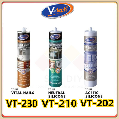 V-Tech Silicone Sealant & Adhesive Sealant | VT-202 l VT-230 l VT-210 ...