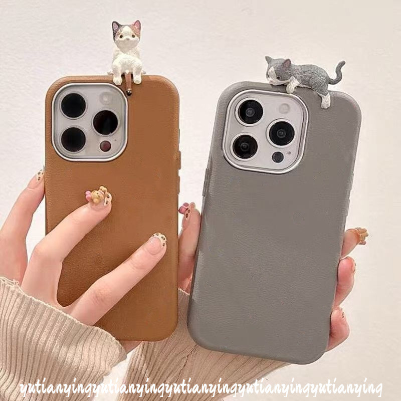 Cartoon Cute DIY 3D Doll Cat Case For Redmi 12C 14C 13C 10C 13 A3 12 9A ...