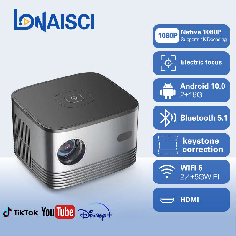 Mini Android projector for phone HDMI 1080p lonicci home theater ...