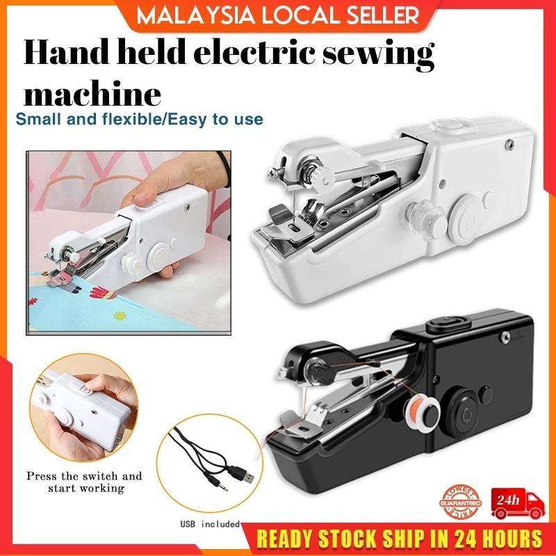 Handy Stitch Mini Sewing Machine Portable Cordless Electric Handheld ...