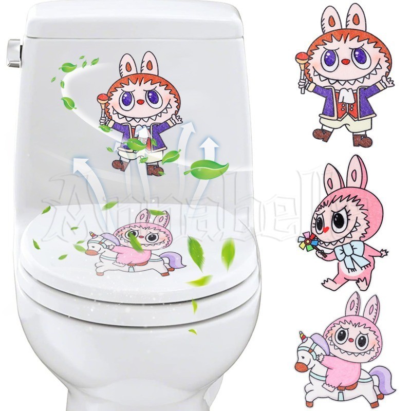 Labubu Toilet Deodorizing Patch - Fragrance Felt Paper - Air Freshening ...