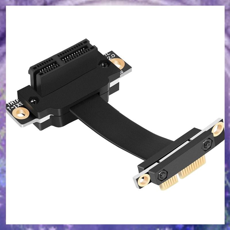 (Y W Z H)PCIE X1 Riser Cable Dual 90 Degree Right Angle PCIe 3.0 X1 to ...
