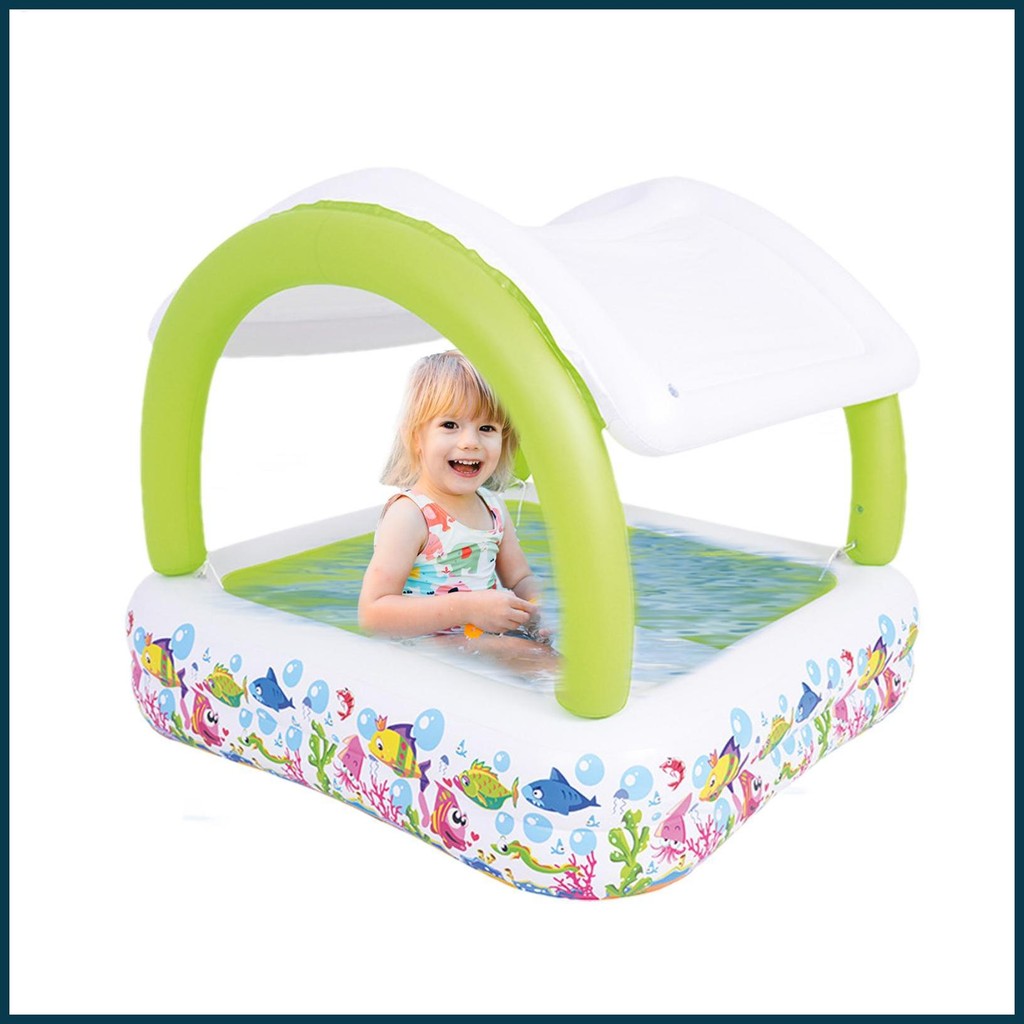 Square Kids Swimming Pool Spacious Swimming Pool Fun Toddler Pool with ...