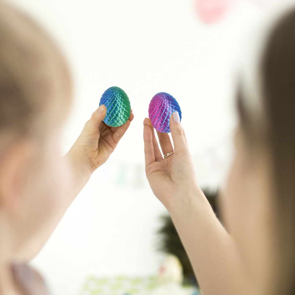 3D Printed Dragon Egg & Dragon with Wings Mini Mystery Dragon Egg ...