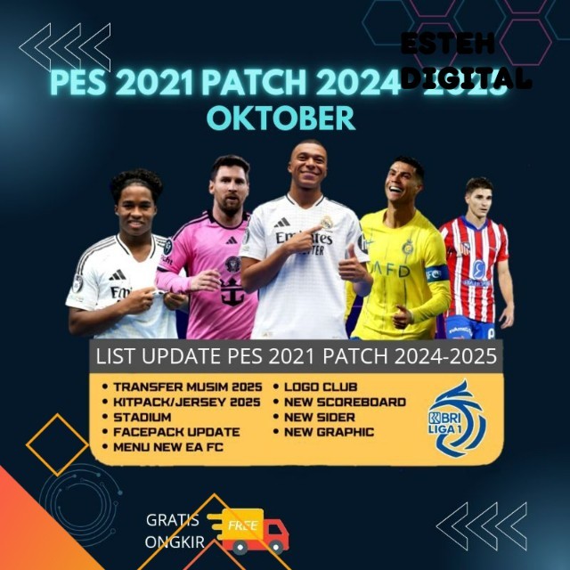 Pes 2021 + PATCH 2024-2025 | Pc GAMES ES TEAH | Shopee Malaysia