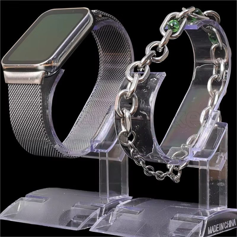 Plastic Wrist Watch Display Rack Holder - Clear Jewelry Bracelet Watch ...