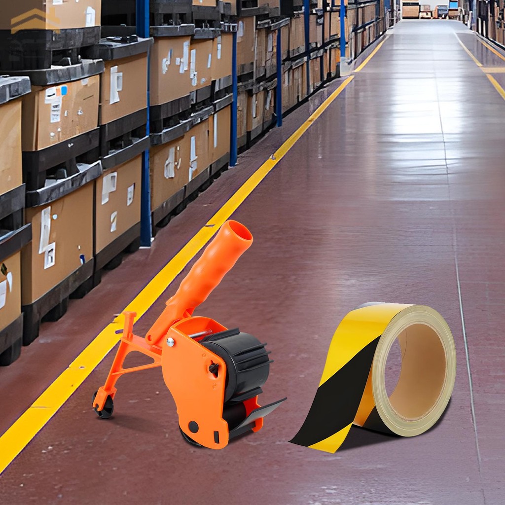 Floor Tape Applicator Manual Pushing Tape Marking Tool Plastic Hand ...