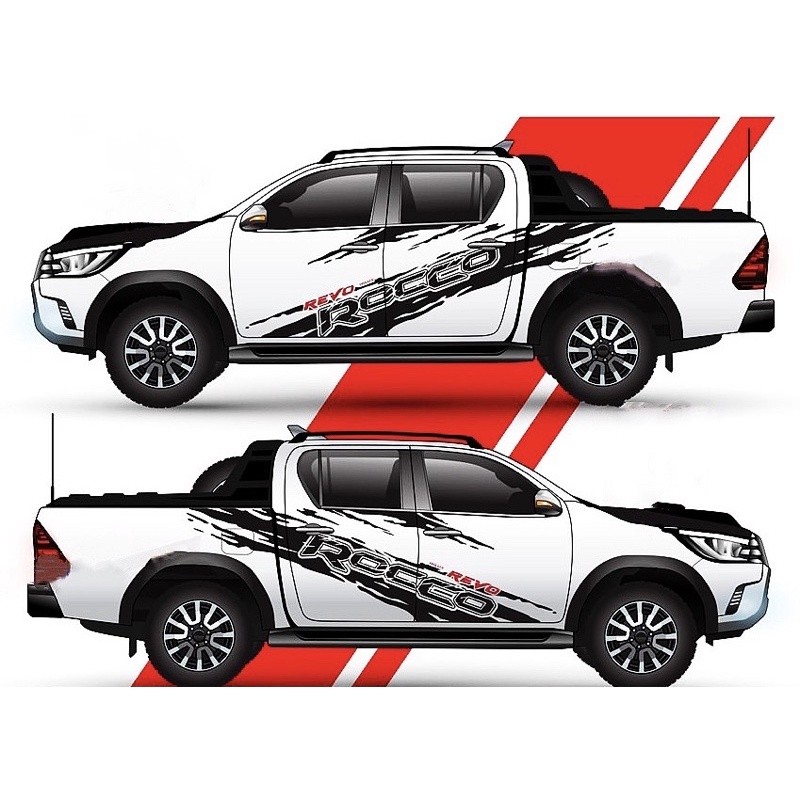 (Ready Stock )S301# Toyota Hilux Rocco Car Body Vinyl Decal Sticker ...
