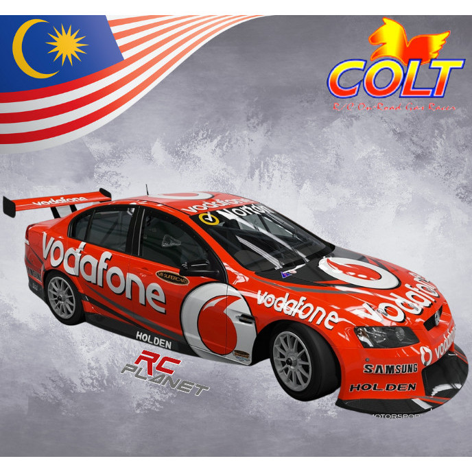 Colt Holden Vodafon Racer 200mm Clear Body Set For 1/10 RC Onroad M2347 ...