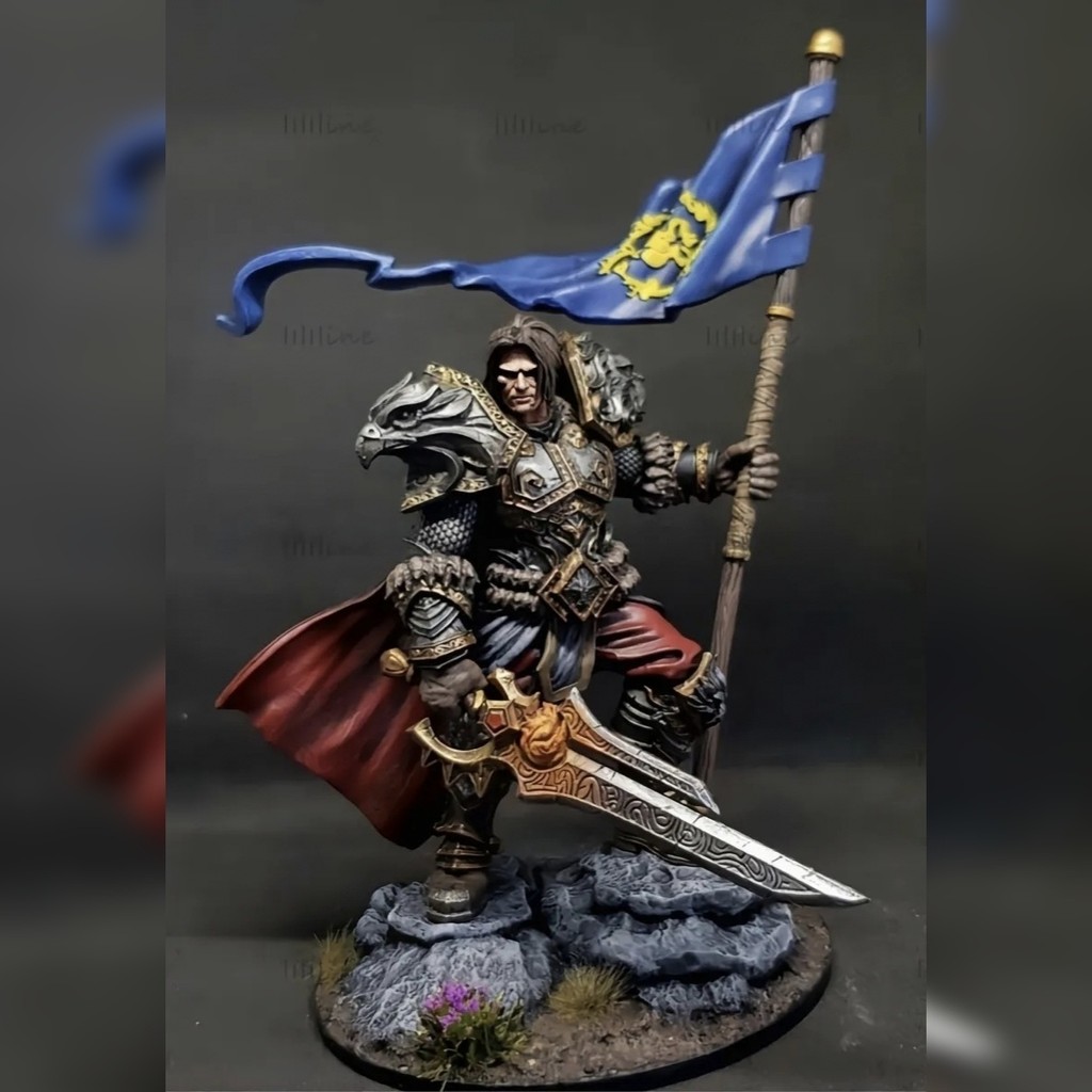 1/10 World of Warcraft Valian Figure gk White Model Unpainted, 3d ...