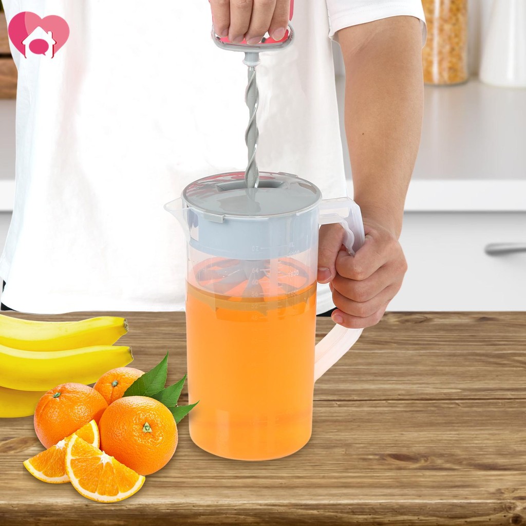 Mixing Pitcher for Drinks 2000ml Mixing Water Pitcher with Lid Wide ...