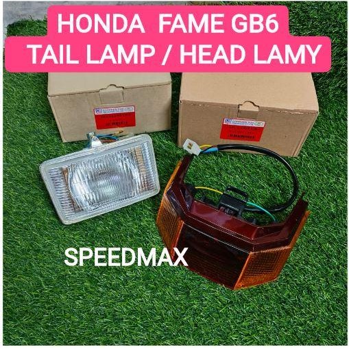 Honda FAME GB6 Head Tail Lamp Set Head Lamp Assy Tail Lamp Assy Lampu ...